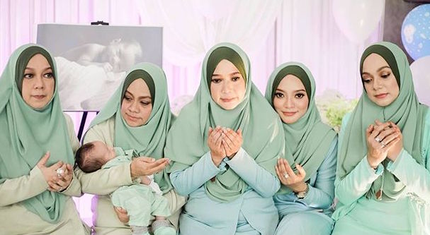 Foto Majlis Akikah Anak Linda Rafar & Syed Aiman