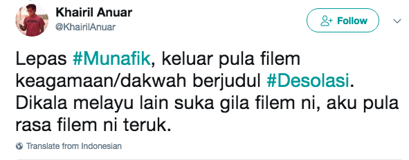 Syamsul Ucap Terima Kasih, Redza Minhat Yang 'Panas'?