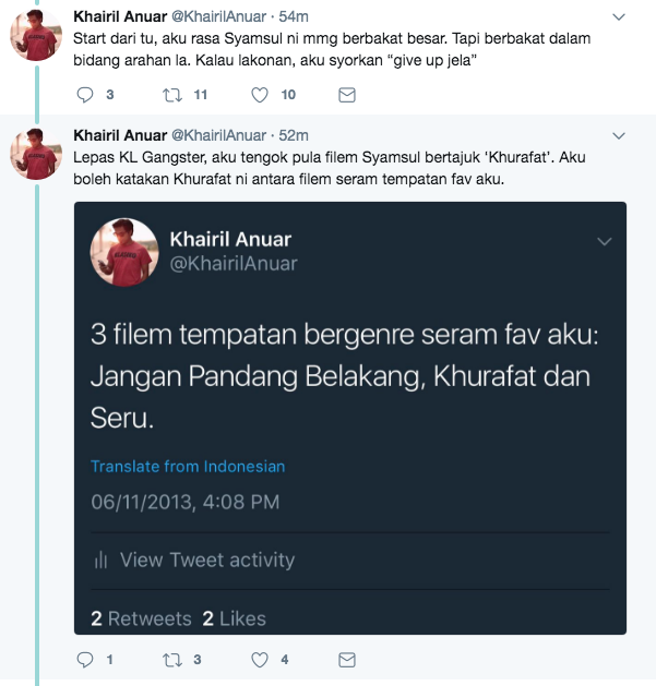 Syamsul Ucap Terima Kasih, Redza Minhat Yang 'Panas'?